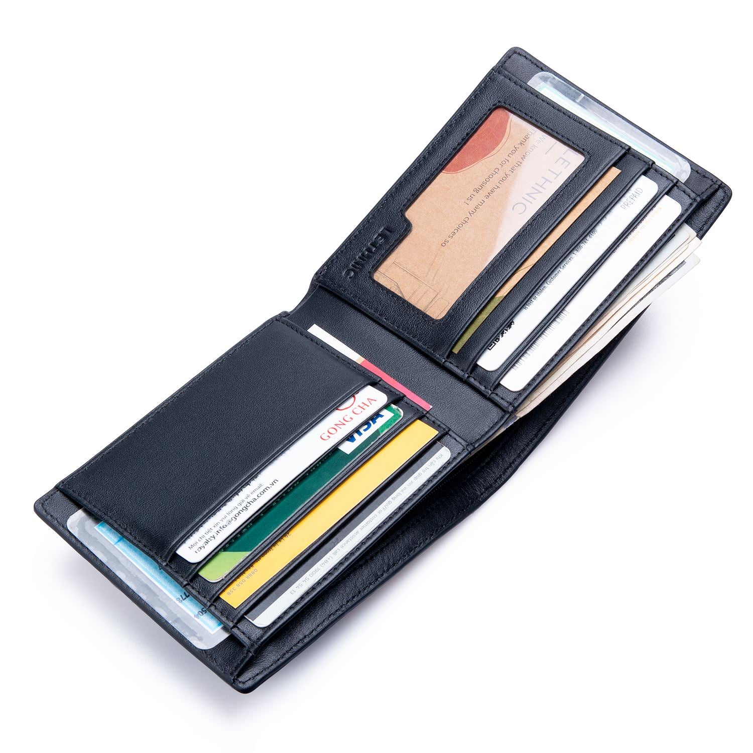 Ví gập đôi có ngăn khoá kéo - Rambo