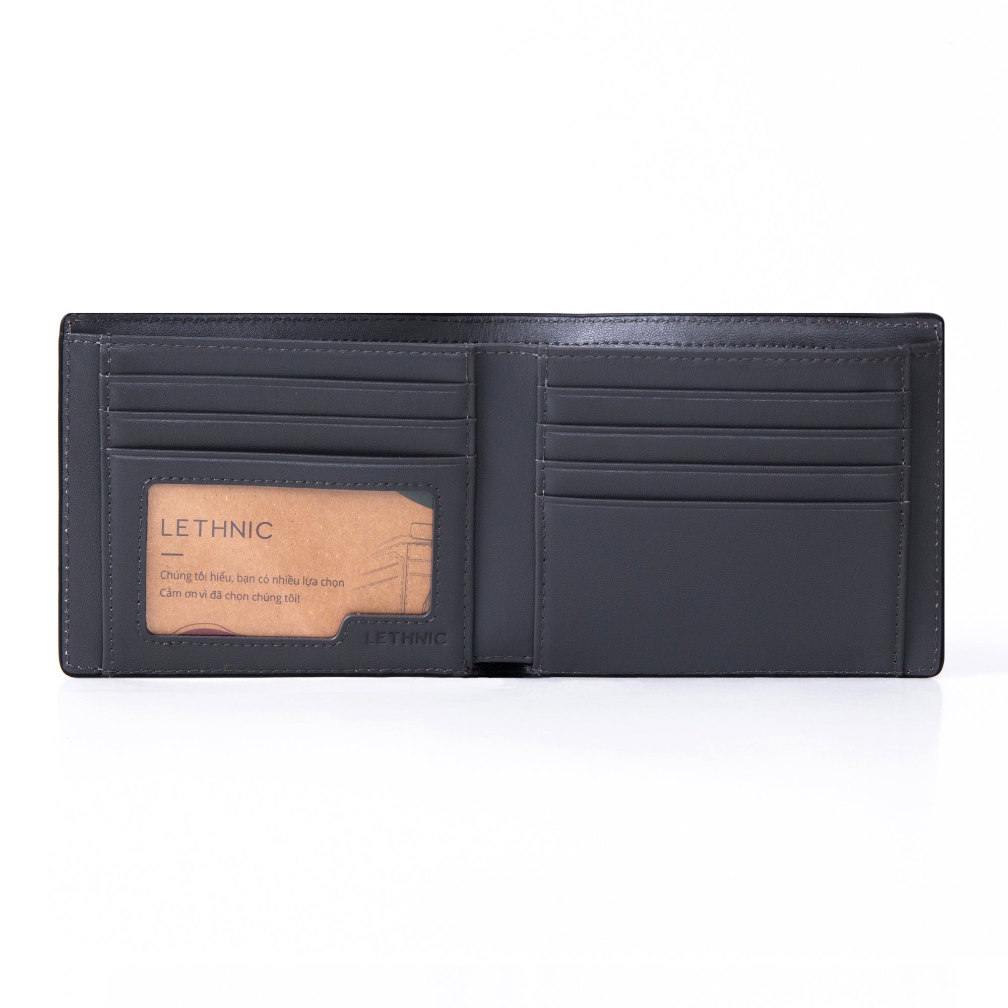 Ví gập đôi có ngăn khoá kéo - Rambo