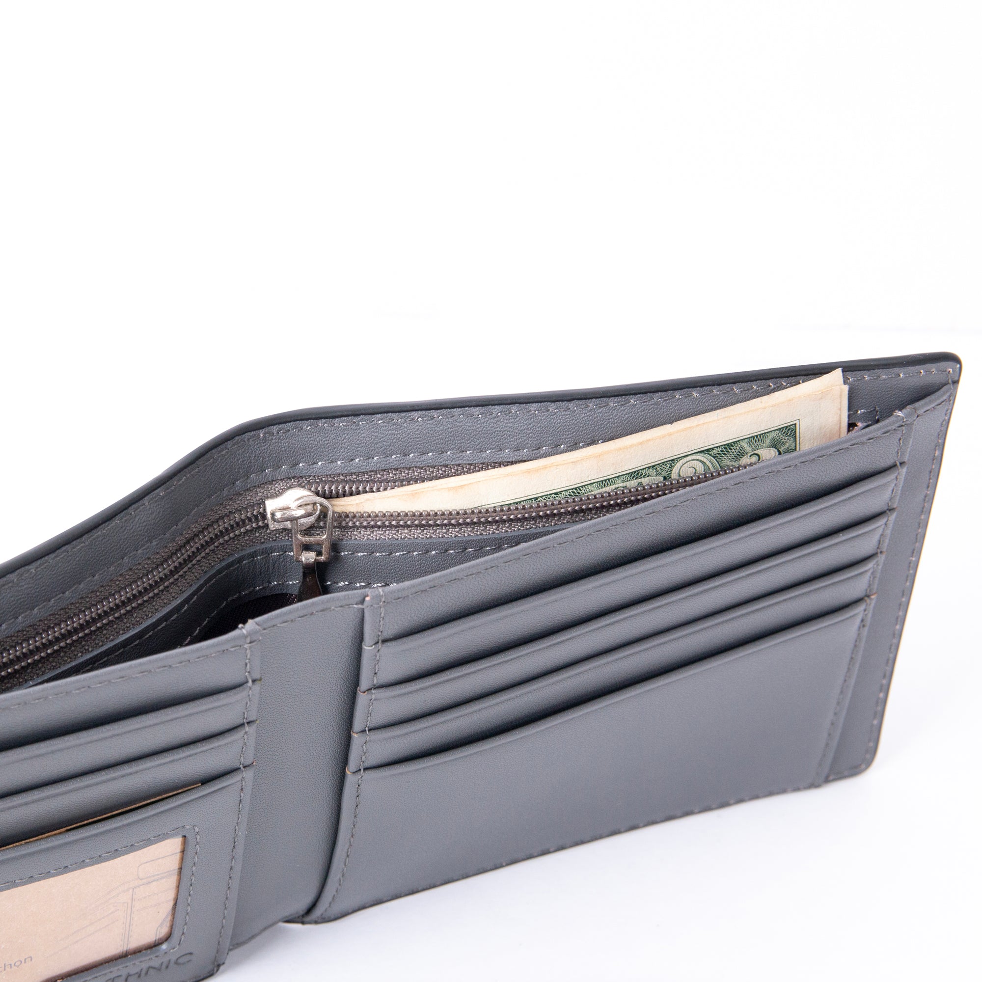 Ví gập đôi có ngăn khoá kéo - Rambo