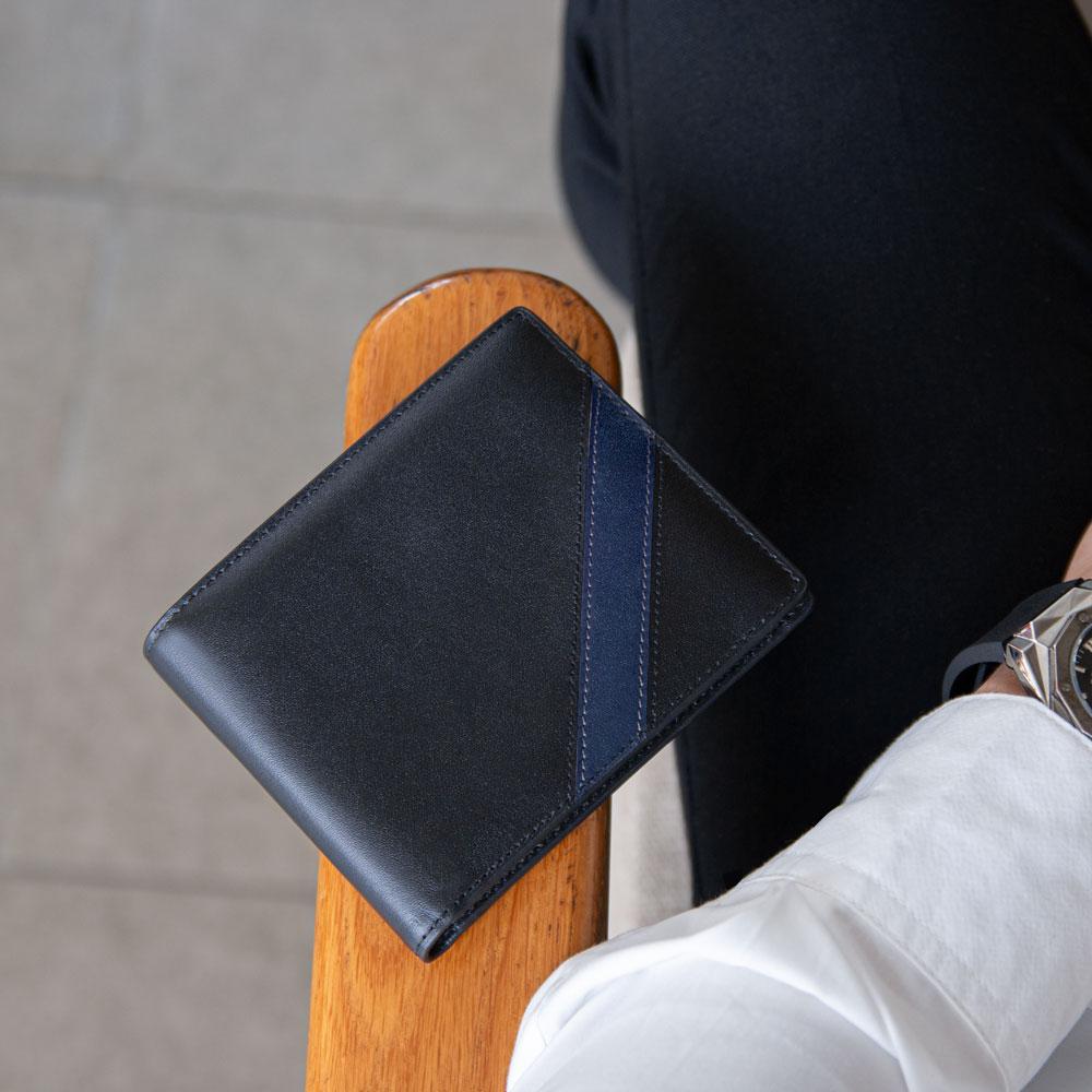 Ví gập đôi có ngăn khoá kéo - Rambo